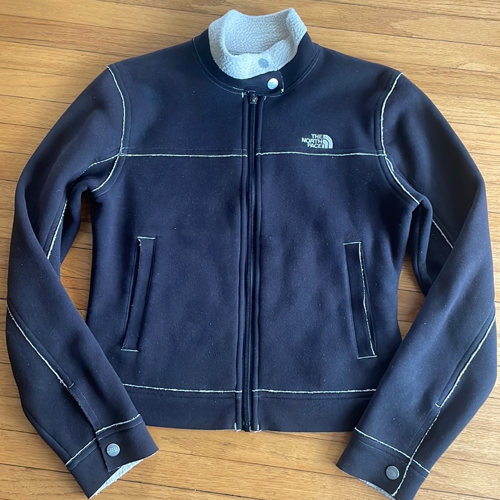 The North Face A5 Series Black Sherpa Lined Jacket - Gem